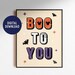 Digital Download Boo to You Halloween Prints Minnie Mickey Not - Etsy