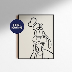 Digital Download Goofy Print Artwork Drawing Painting Sketch - Etsy