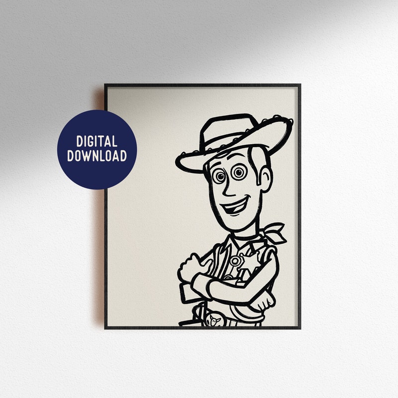 Toy Story Poster Nursery - Etsy