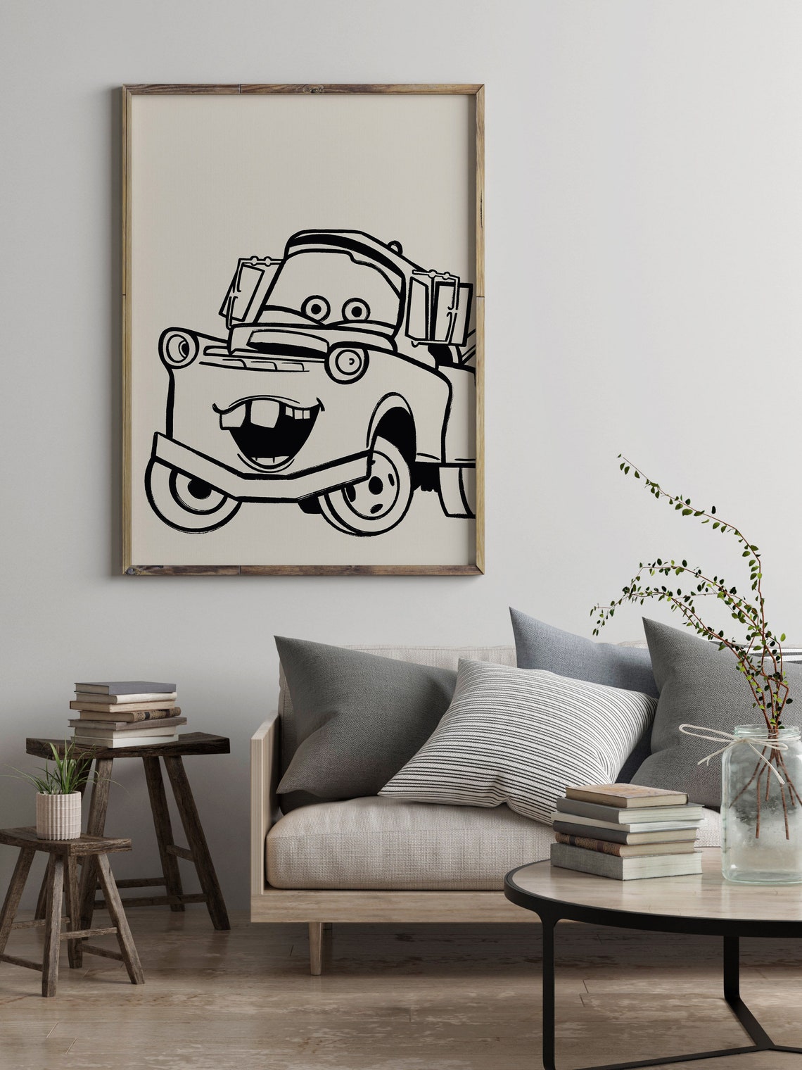 Digital Download Mater Print Drawing Sketch Cars Character - Etsy