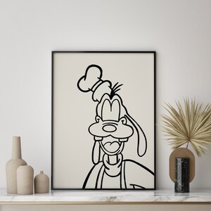 Digital Download Goofy Print Artwork Drawing Painting Sketch Matte ...