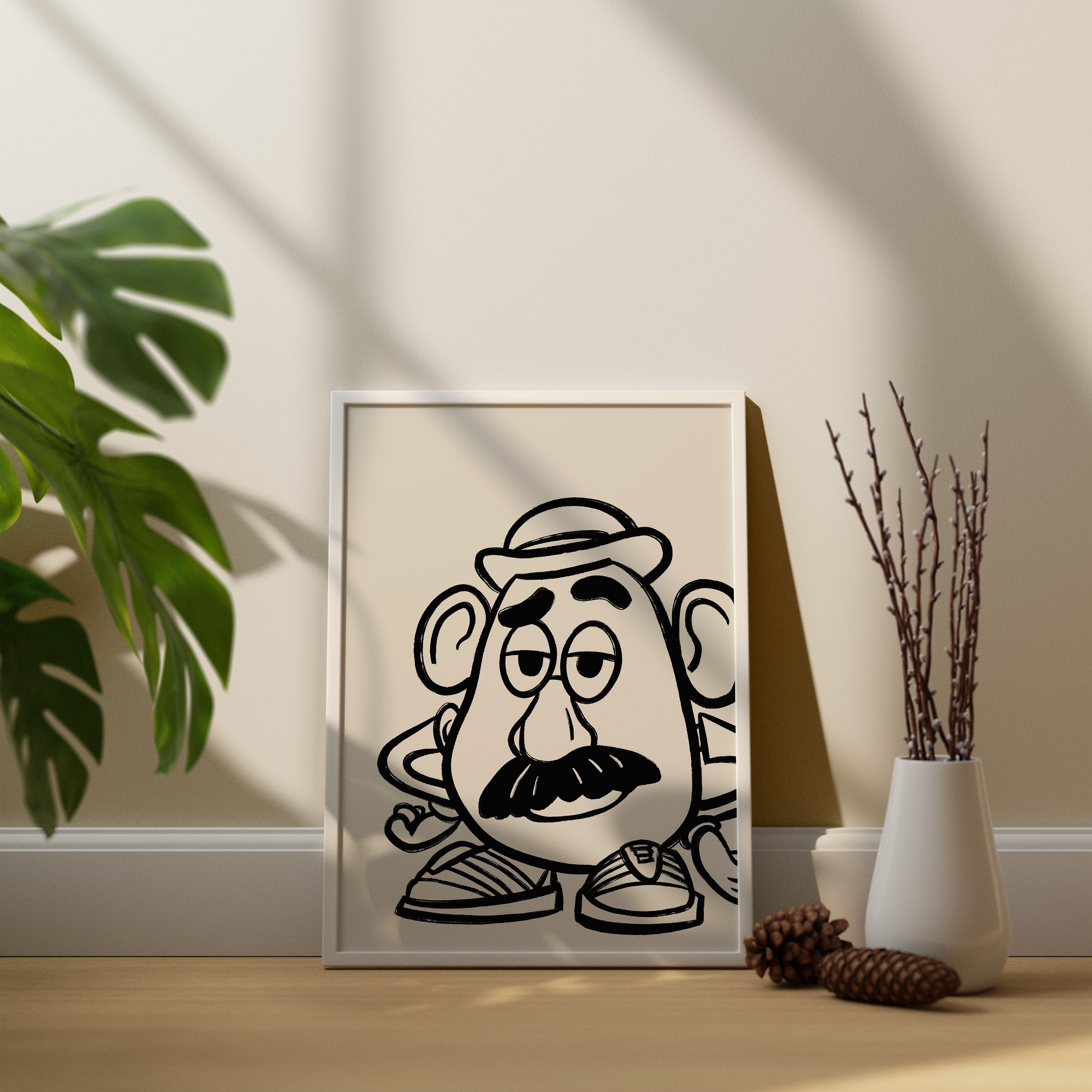 Digital Download Mr. Potato Head Print Drawing Sketch Toy - Etsy