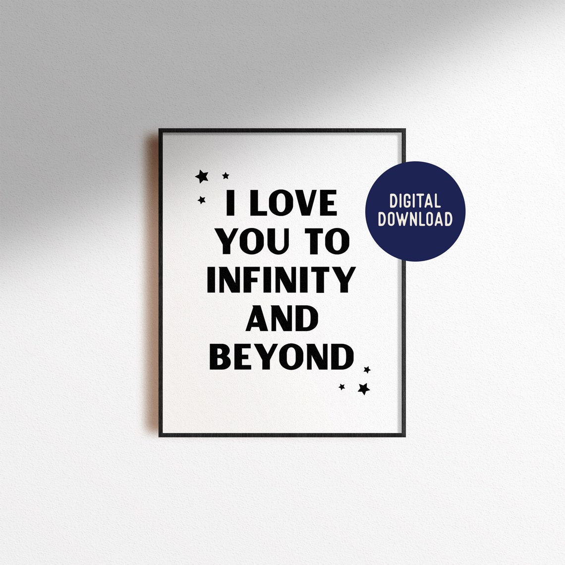 Digital Download Infinity and Beyond Print Quote Buzz Lightyear Toy ...