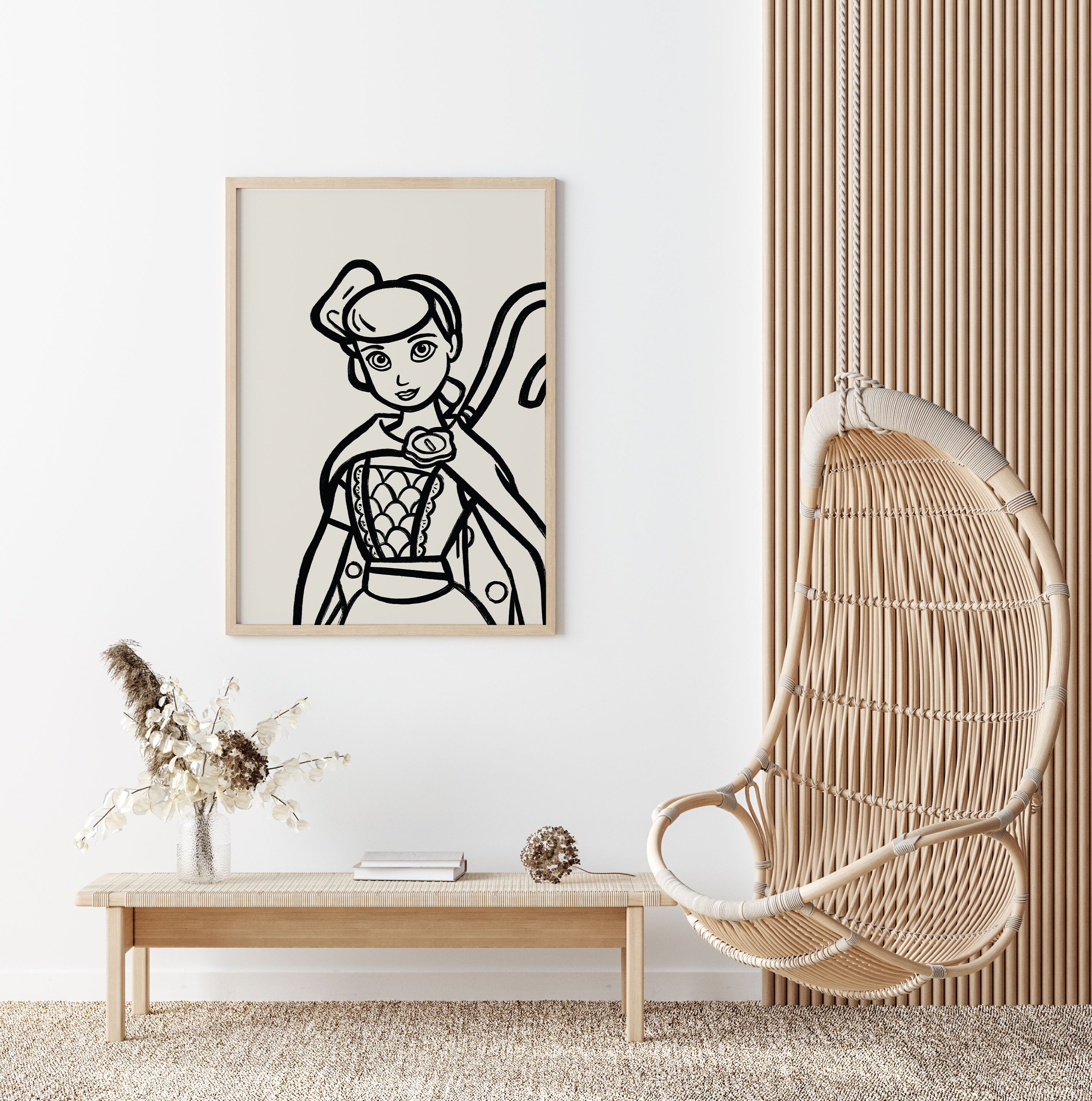 Digital Download Bo Peep Print Drawing Sketch Toy Story Pixar - Etsy