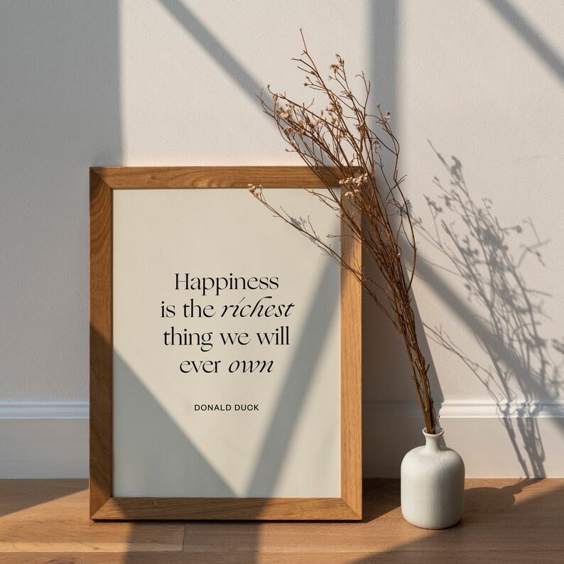 Digital Download Donald Duck Inspirational Quote Print - Etsy