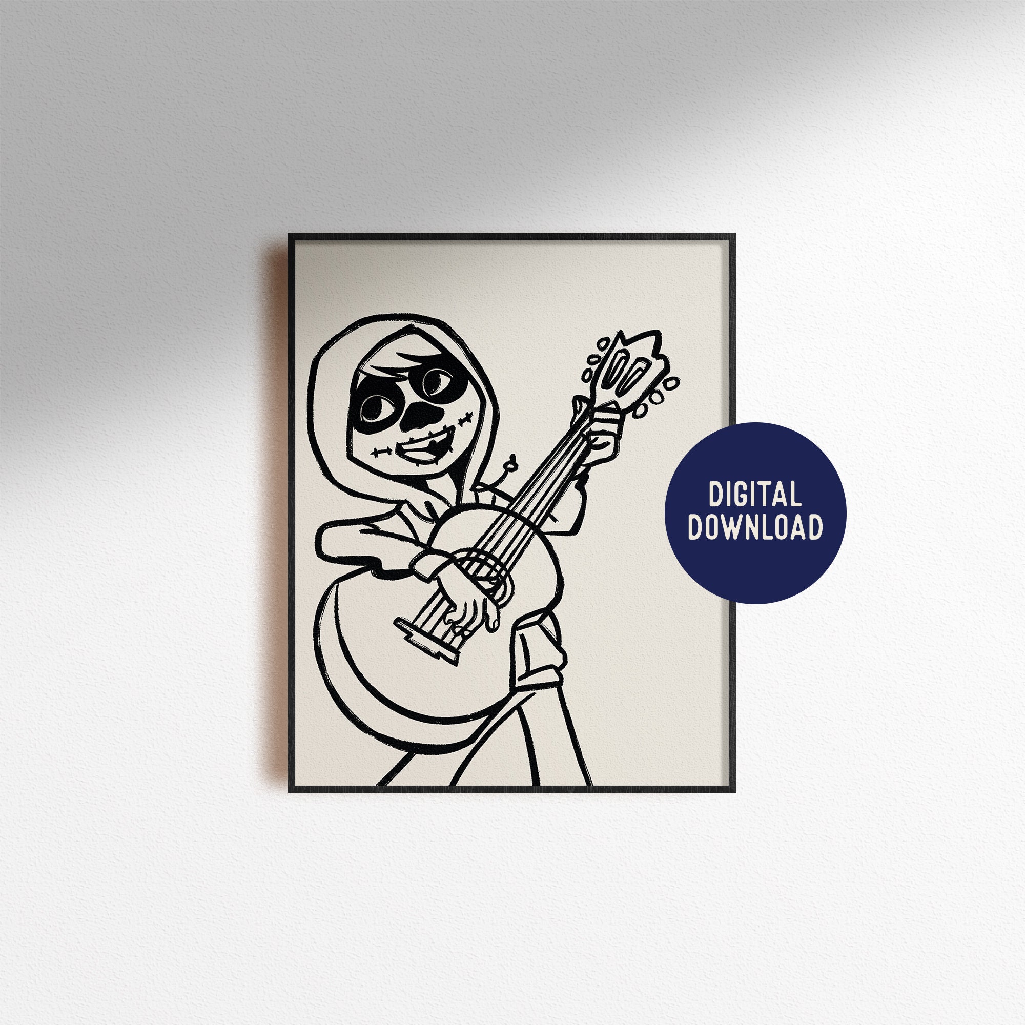 Digital Download Miguel Coco Pixar Print Drawing Sketch Movie - Etsy
