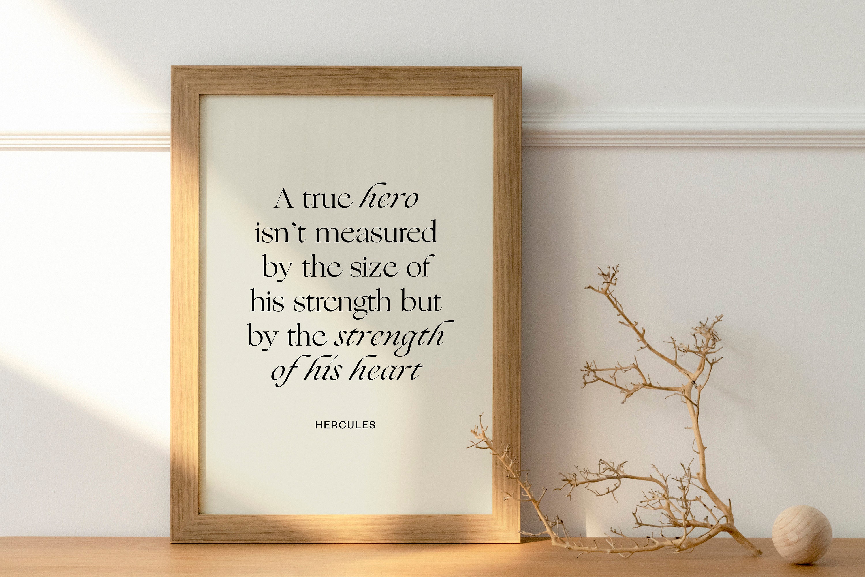 Digital Download Hercules Inspirational Quote Print Hero - Etsy