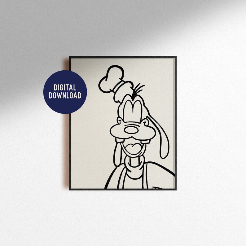 Digital Download Goofy Print Artwork Drawing Painting Sketch - Etsy