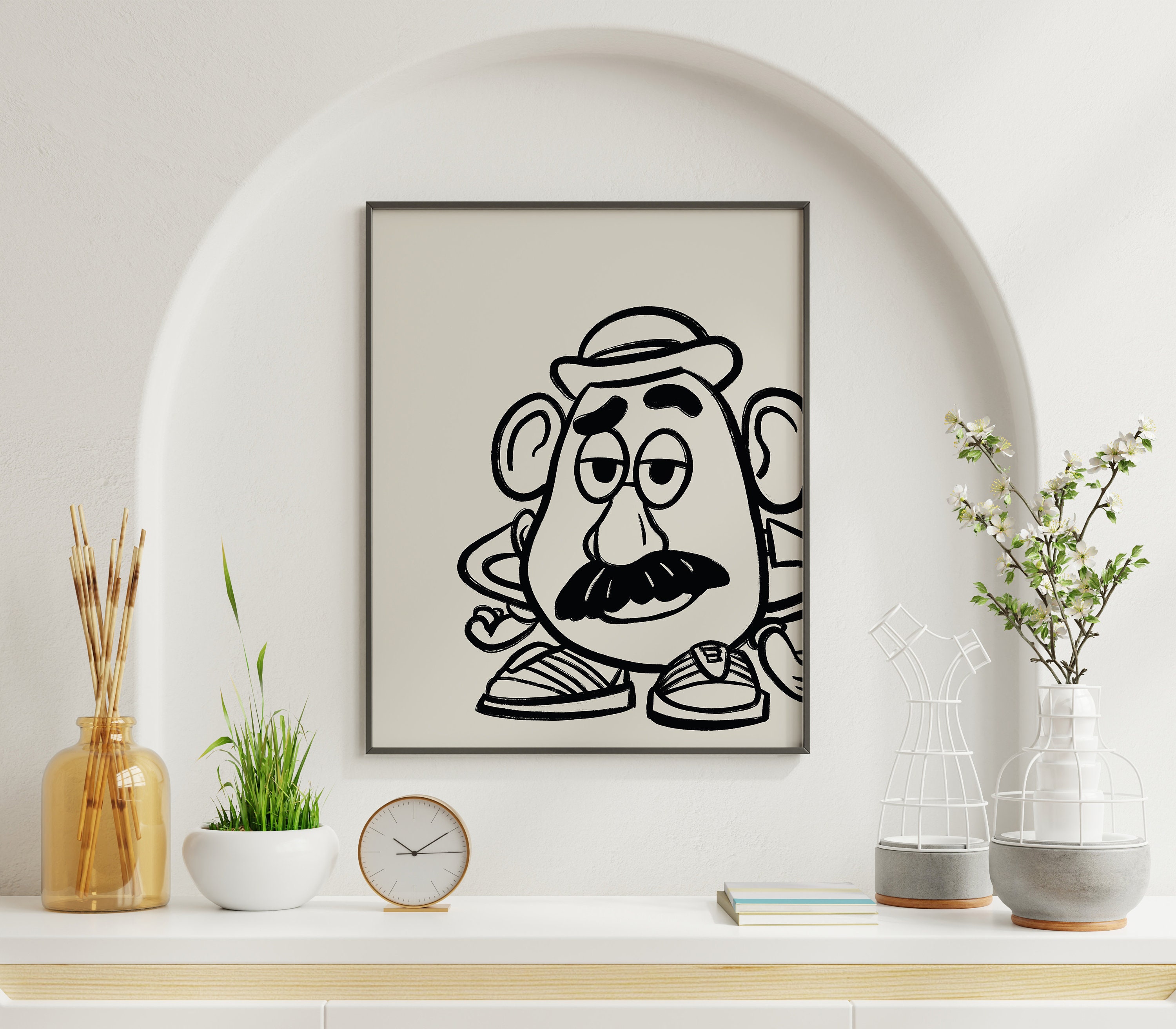 Digital Download Mr. Potato Head Print Drawing Sketch Toy - Etsy