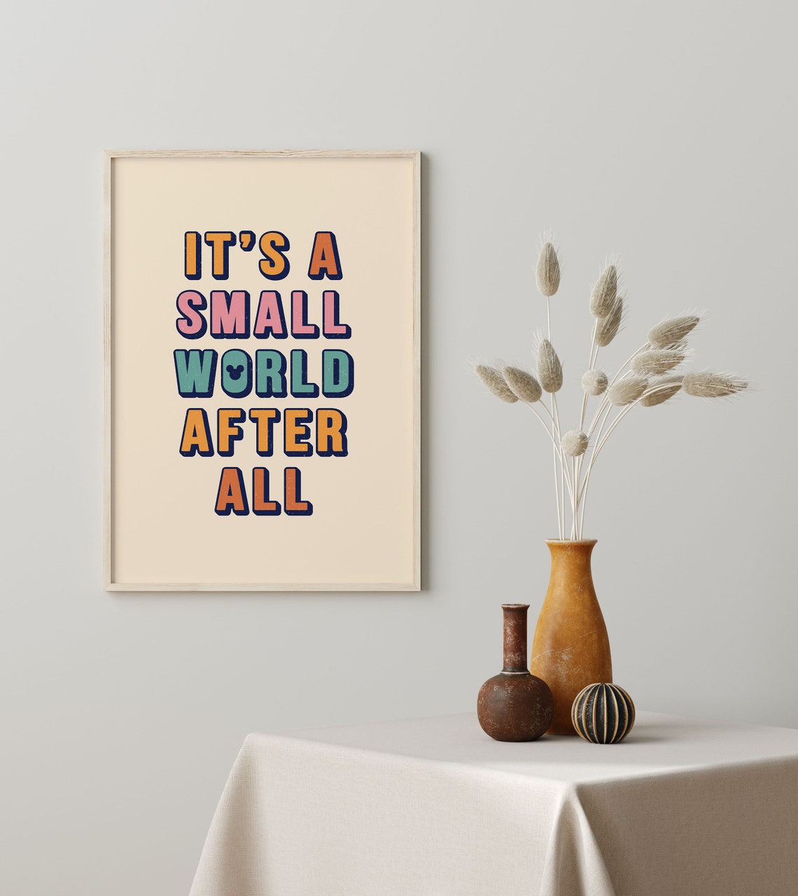 Digital Download Small World Print Music Song Quote Wall Art - Etsy