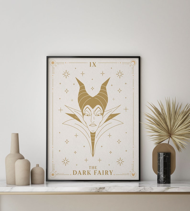Digital Download Maleficent Sleeping Beauty Villain Tarot Card ...
