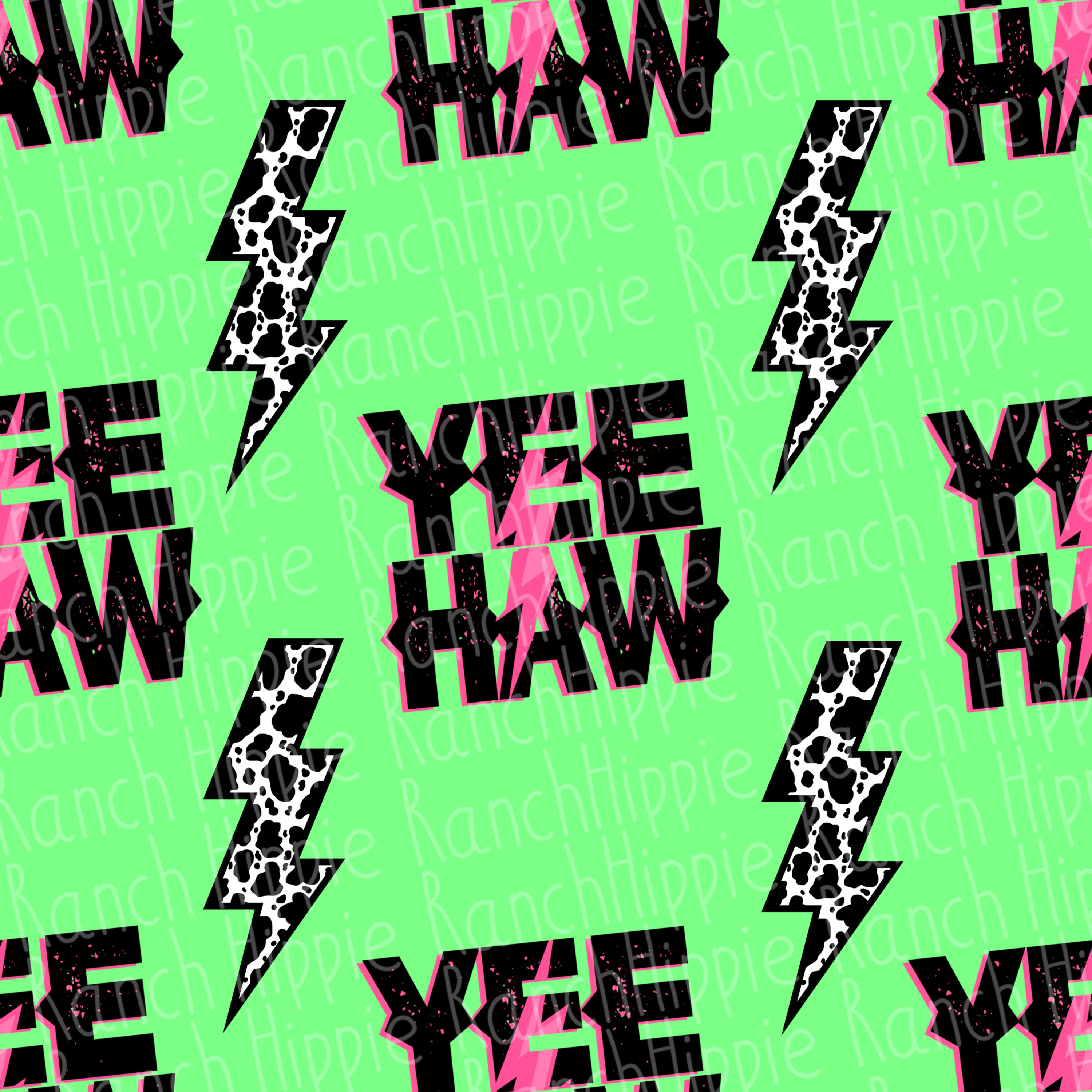 Yeehaw Seamless Pattern. Digital Download Only. Png File - Etsy