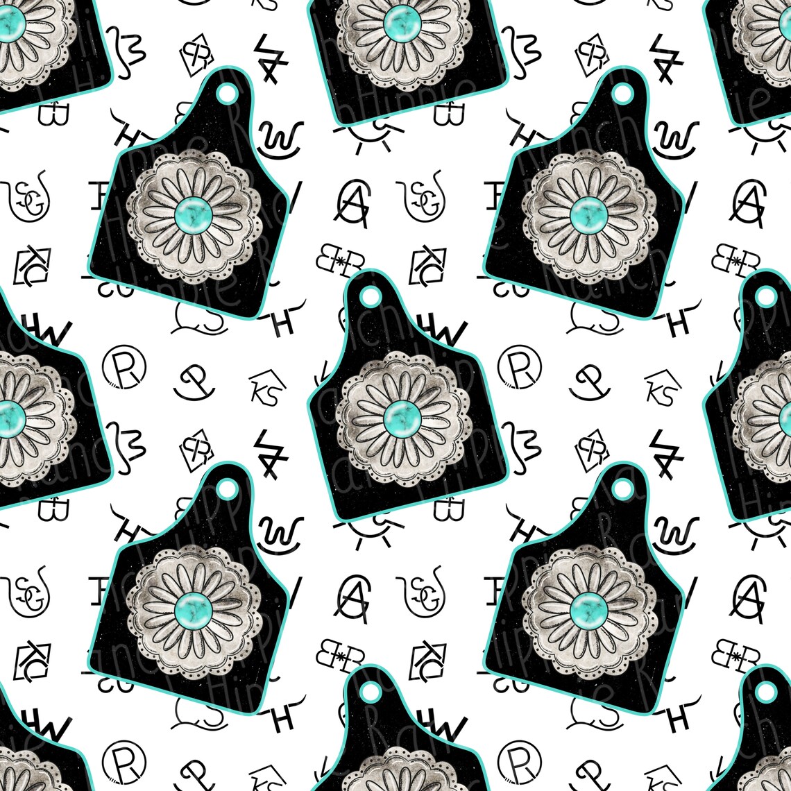 Western Seamless Pattern. Digital Download Only. Png File - Etsy