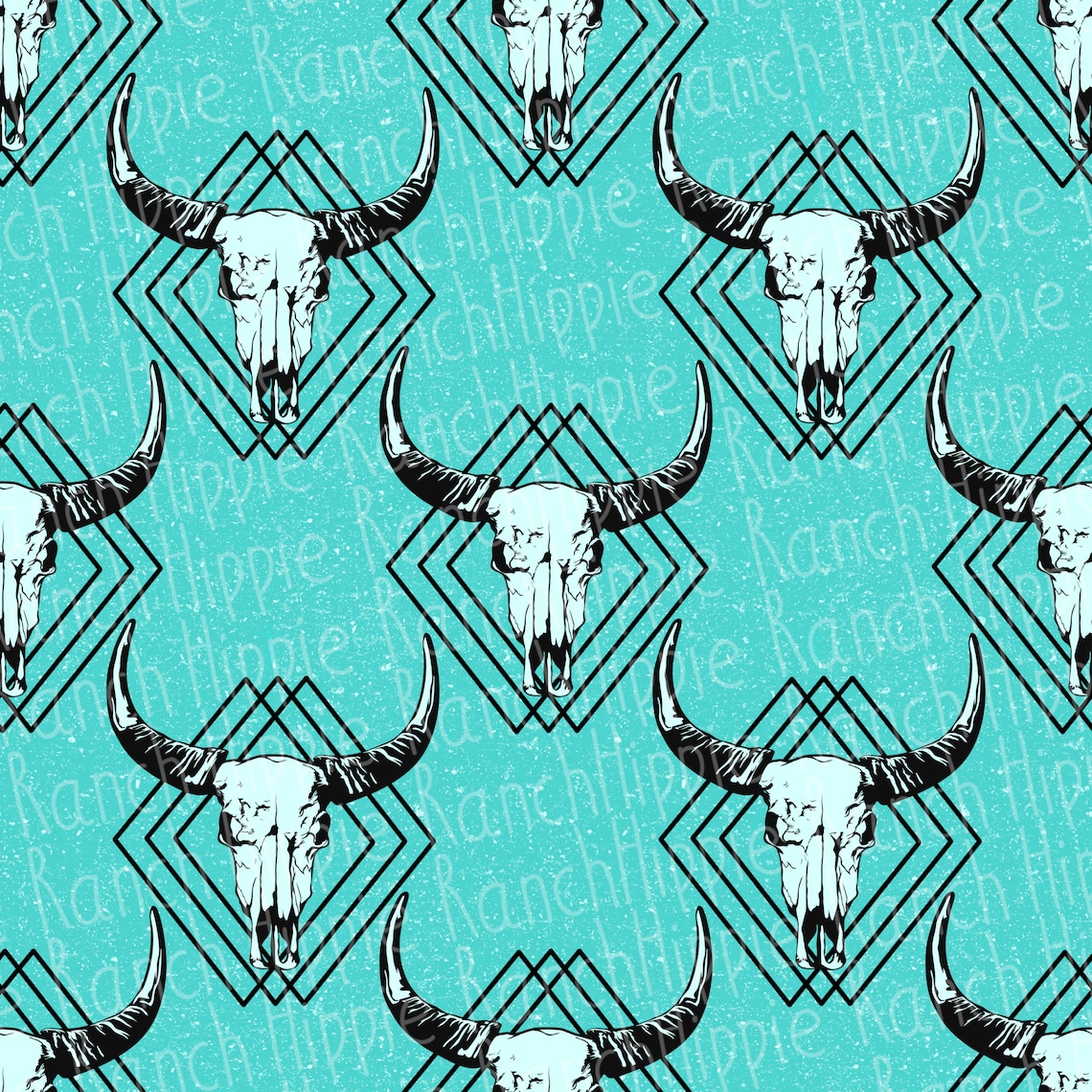 Turquoise Western Seamless Pattern Bundle. 5 Patterns - Etsy