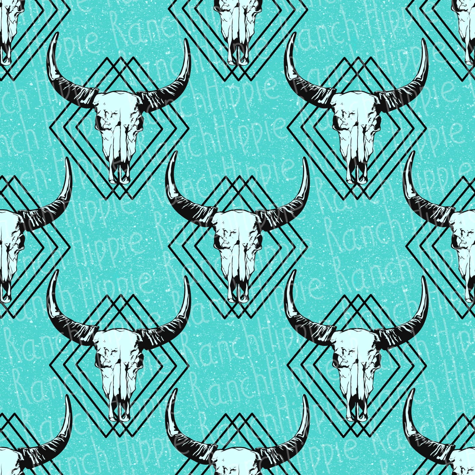 Turquoise Western Seamless Pattern Bundle. 5 Patterns - Etsy