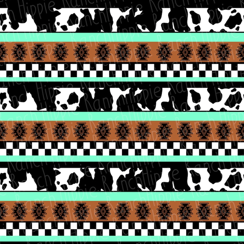 Western Seamless Pattern. Digital Download Only - Etsy