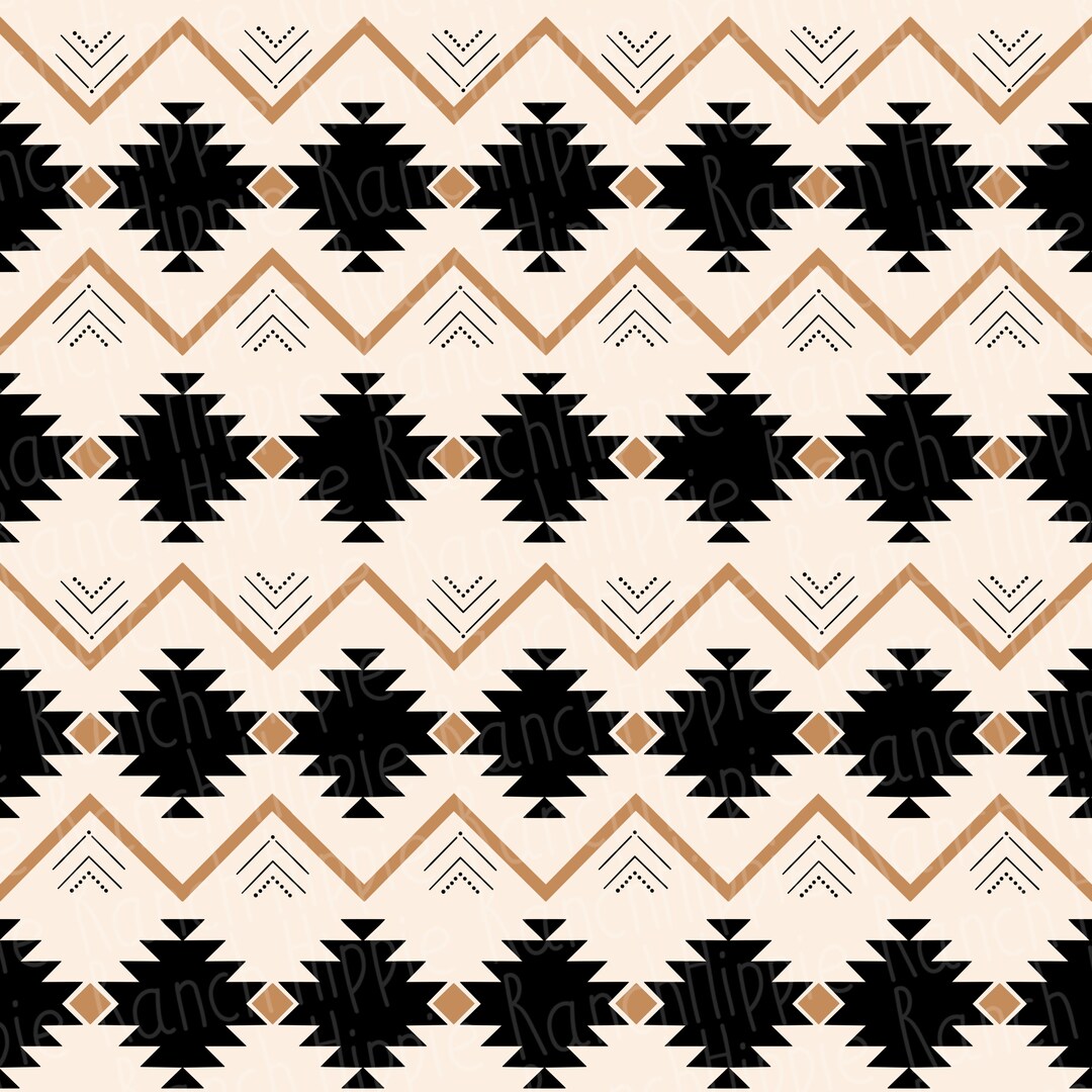 Western Seamless Pattern. Aztec Western Png. Digital Download Only. Png ...