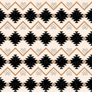 Western Seamless Pattern. Aztec Western Png. Digital Download Only. Png ...