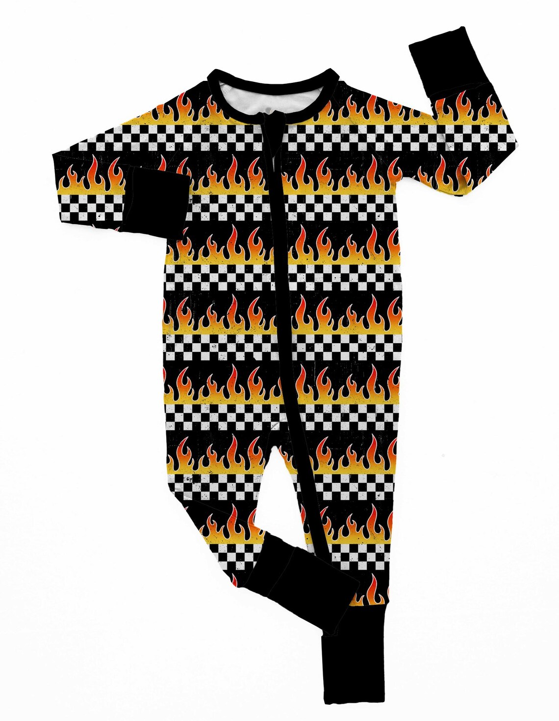 Yallternative Seamless Pattern. Checkered Flame Png. Digital Download ...