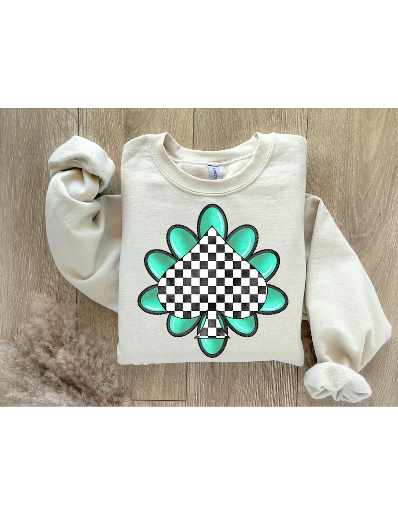 Western Turquoise Checkered Png Design. Digital Download Only. Png File ...