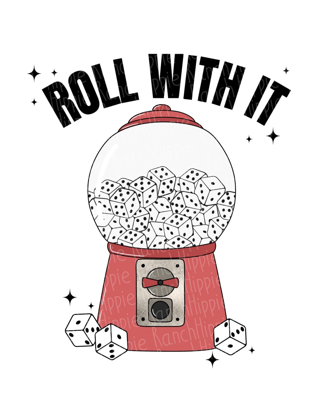 Western Dice Gumball Machine Png Design. Digital Download Only. Png ...