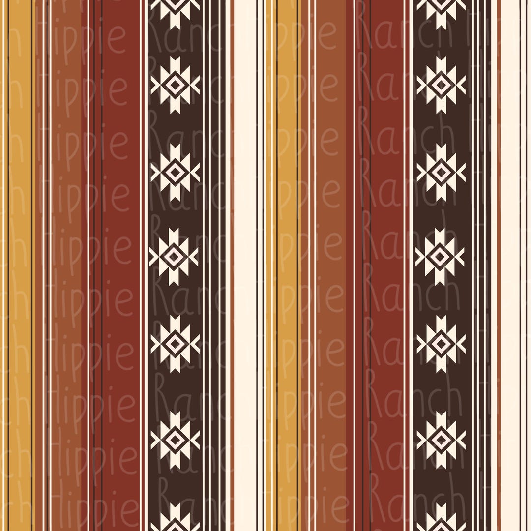 90’s Western Inspired Seamless Pattern. Aztec Png. Western Png. Digital ...