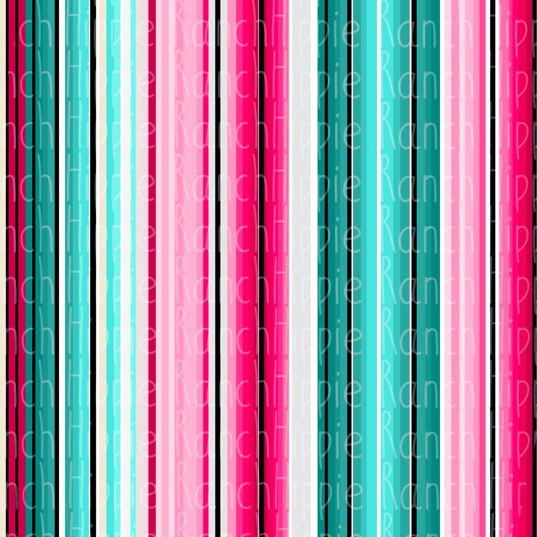 Turquoise and Pink Seamless Pattern. Digital Download Only. Png File - Etsy