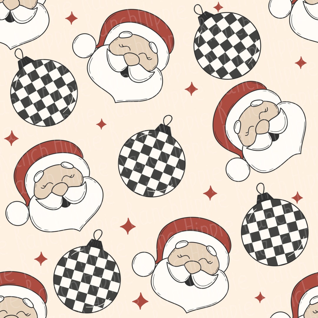 Christmas Seamless Pattern. Digital Download Only. Png File. - Etsy