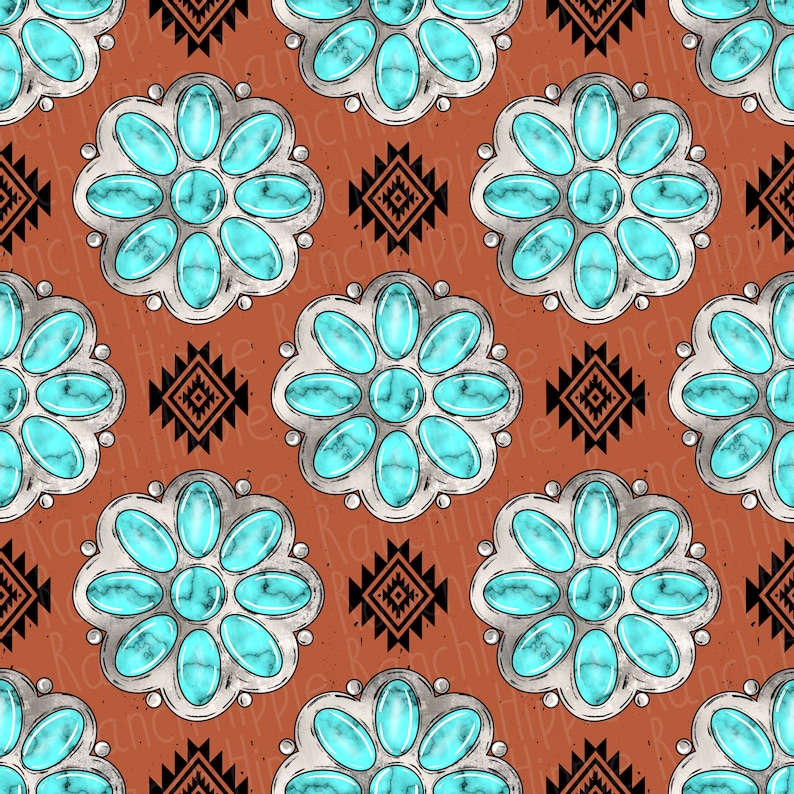 Western Seamless Pattern. Digital Download Only. Png File - Etsy
