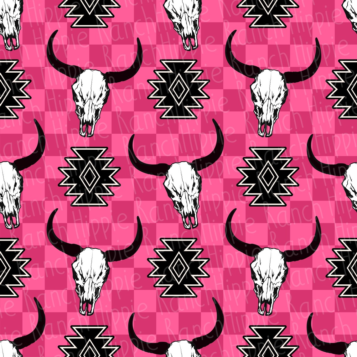 Western Seamless Pattern. Digital Download Only. PNG File - Etsy