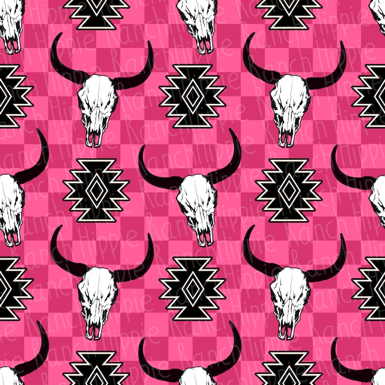 Western Seamless Pattern. Digital Download Only. PNG File - Etsy