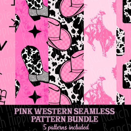 Western Disco Seamless Pattern. Digital Download Only. Png - Etsy