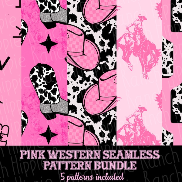 Western Seamless Patterns - Etsy