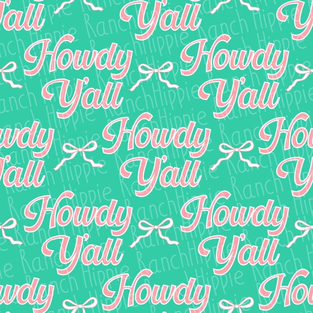 Western Seamless Pattern. Howdy Png. Digital Download Only. Png File - Etsy