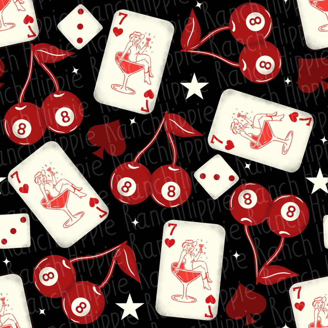 Western Seamless Pattern. Yallternative Png. Digital Download Only. Png ...