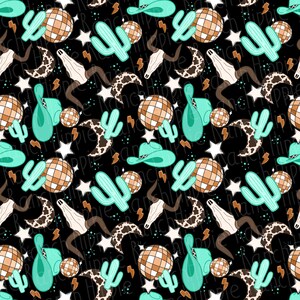 Western Seamless Pattern. Digital Download Only. Png File - Etsy