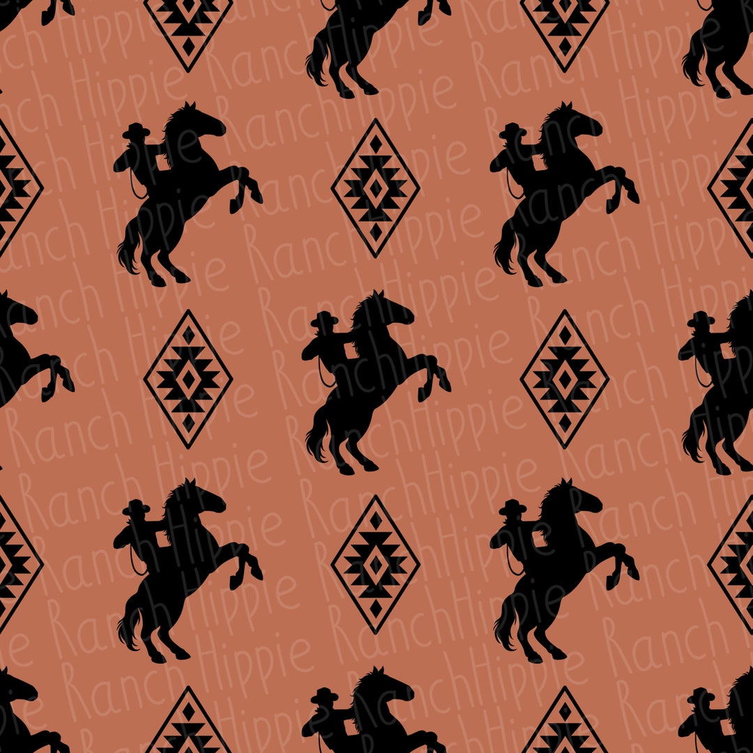 Western Seamless Pattern. Digital Download Only. Png File - Etsy
