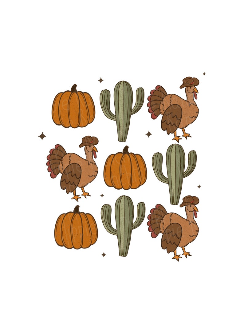 Western Thanksgiving Png Design. Fall Png. Digital Download Only. Png ...