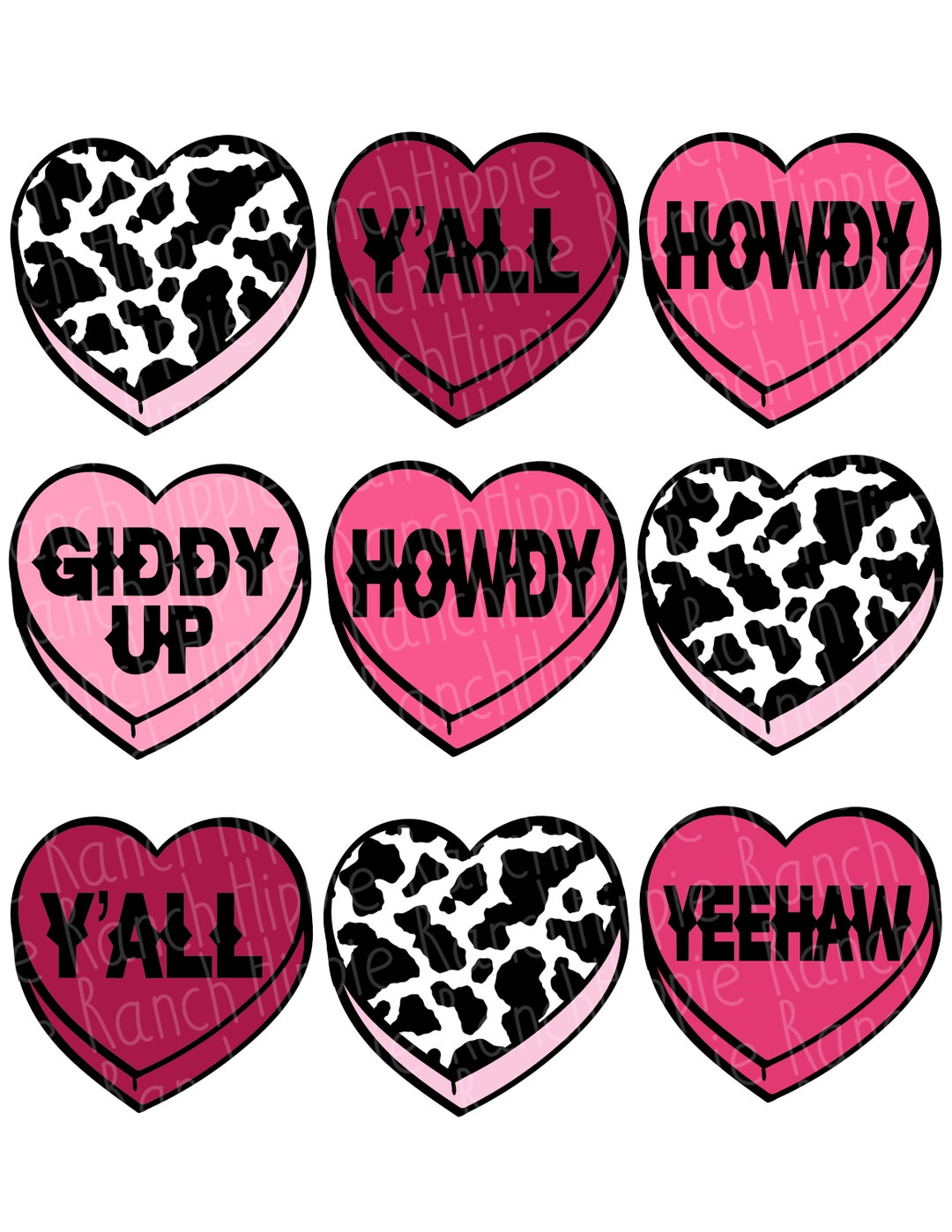 Western Valentine’s Day Png Design. Digital Download Only. - Etsy