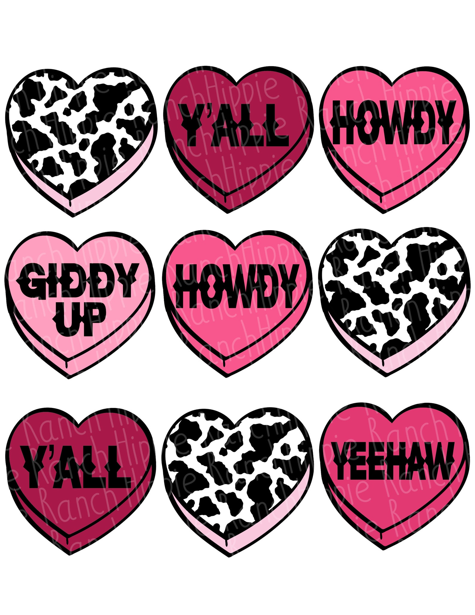 Western Valentine’s Day Png Design. Digital Download Only. - Etsy