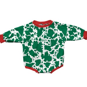 Christmas Cow Print Seamless Pattern. Green Cow Print. Digital Download ...