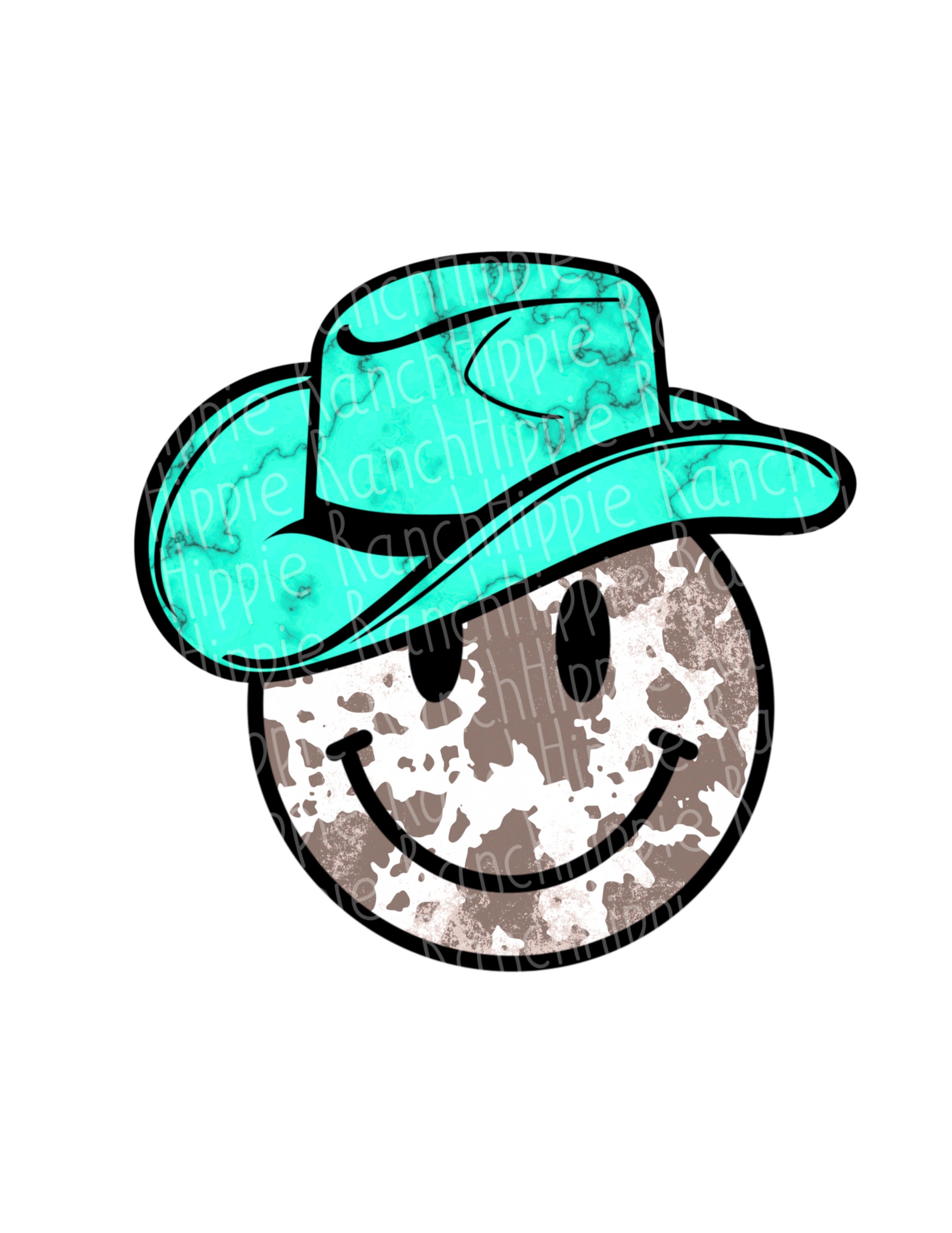 Smile Cowboy Png Design. Digital Download Only - Etsy