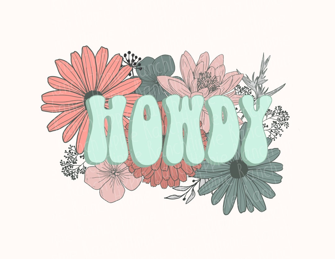 Howdy Png Design. Digital Download Only - Etsy