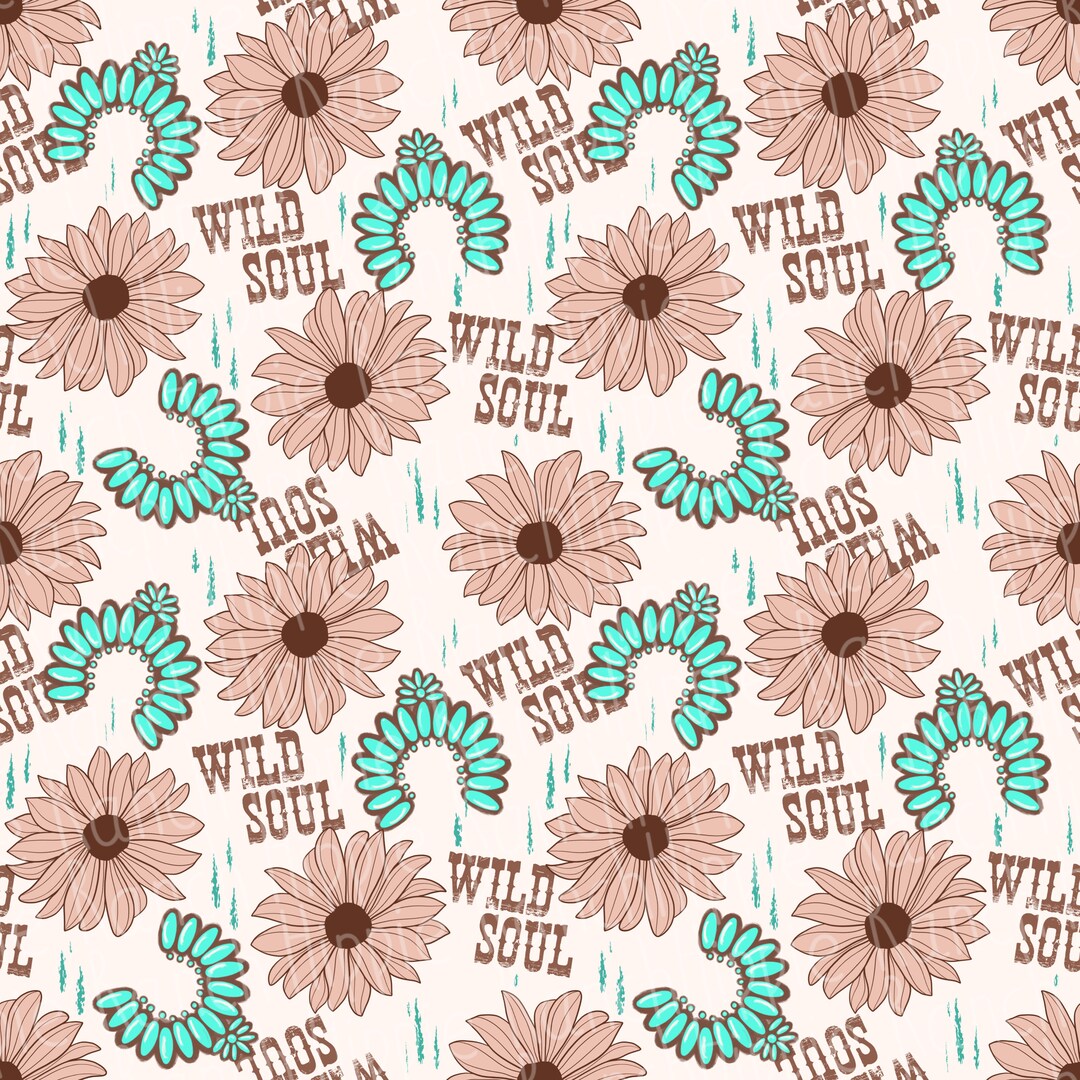 Western Seamless Pattern. Digital Download Only. Png File - Etsy