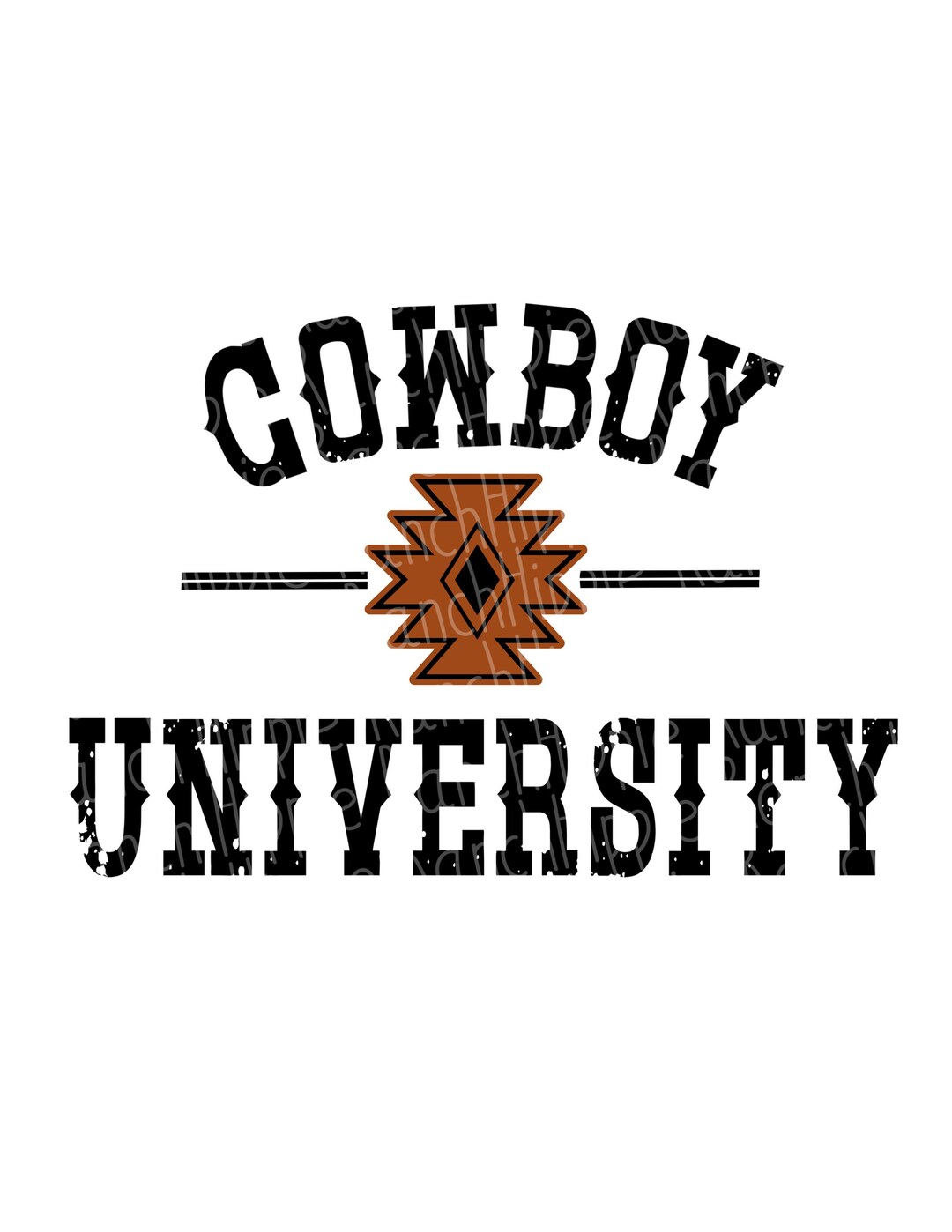Cowboy University Sublimation Png Design. Cowboy Png. Western Png ...