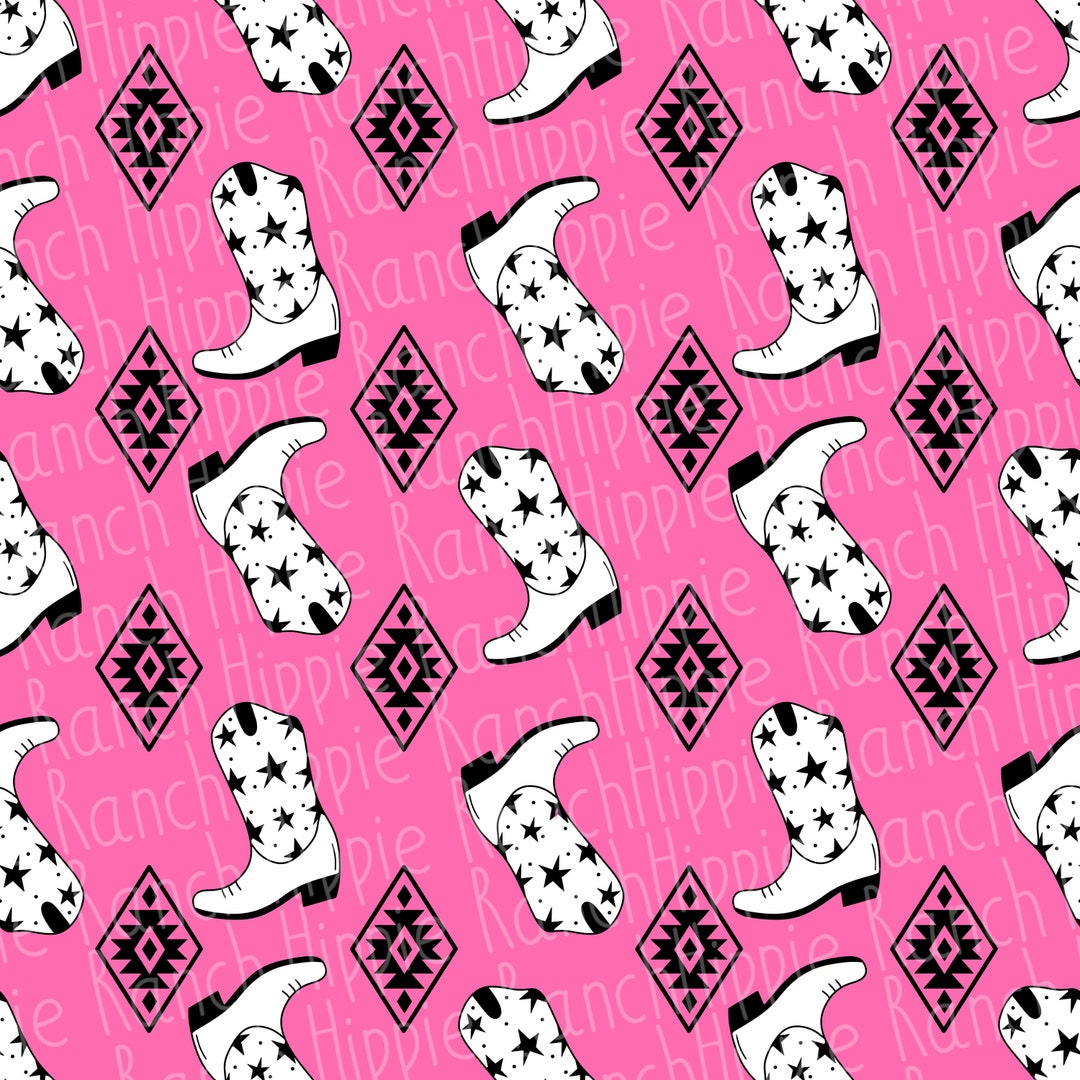 Western Seamless Pattern. Digital Download Only. Png File - Etsy