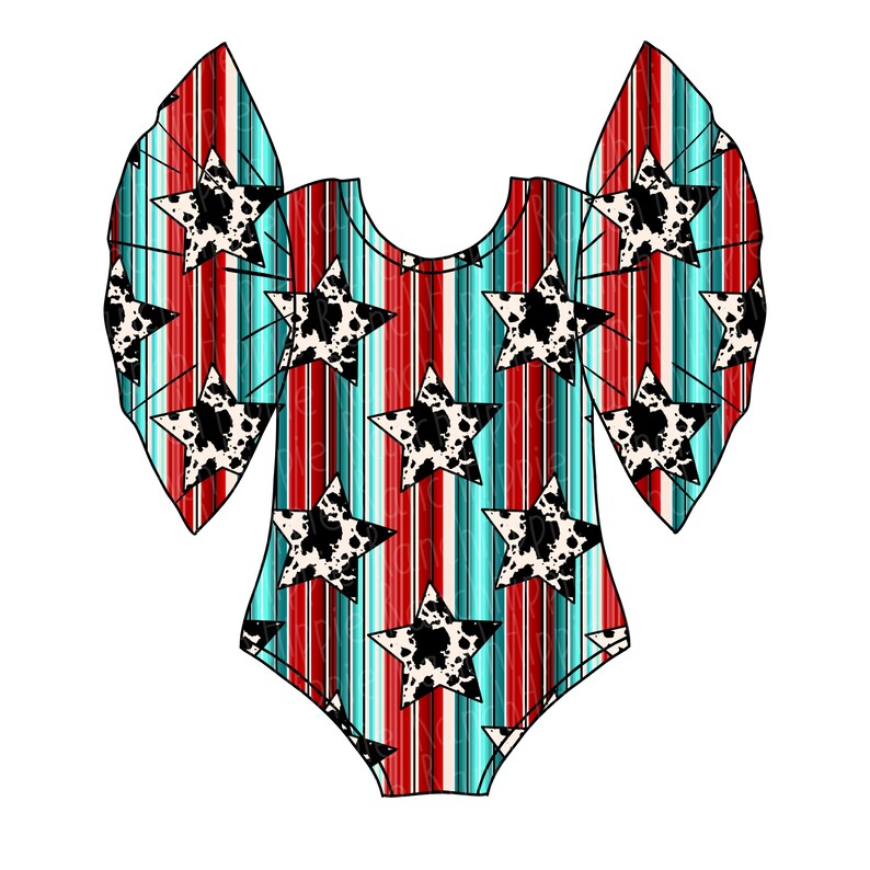 Serape and Cow Print Star Seamless Pattern. Digital Download - Etsy