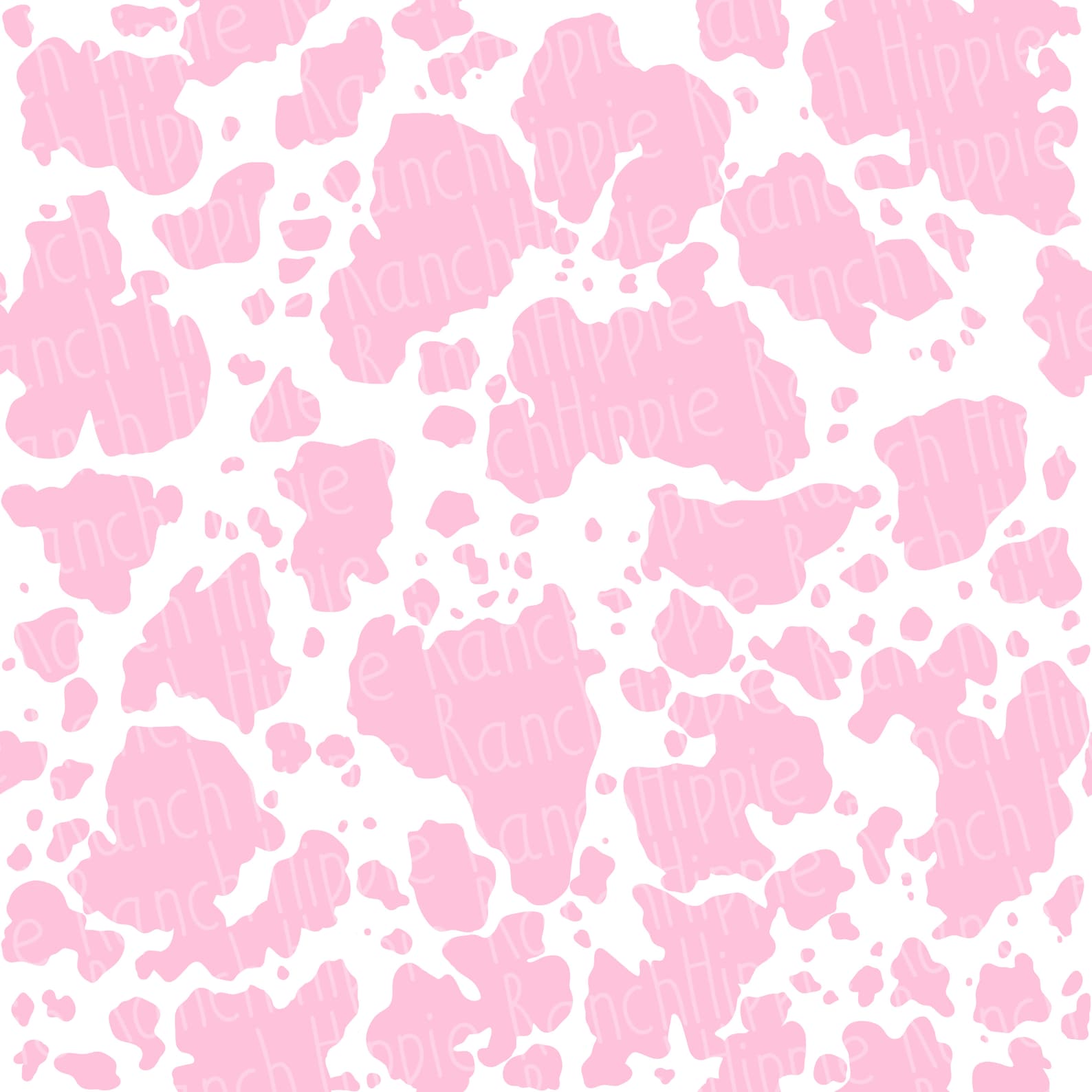 Pink Cow Print Seamless Pattern. Digital Download Only. Png - Etsy