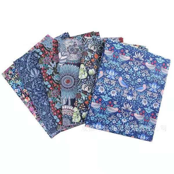 Scrap Blue Fabric - Etsy