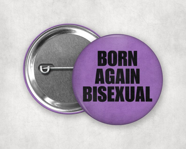 Vintage Inspired Bisexual Pride Buttons | Retro Bi Pride Badges - Etsy